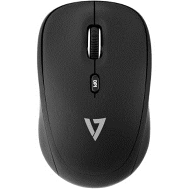V7-World 4 Button Wireless Optical Mouse with Adjustable DPI - Black ...