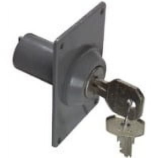 V7660 1-5/8" x 2-1/2" Gray Electric Key Switch Visual Pac - Walmart.com