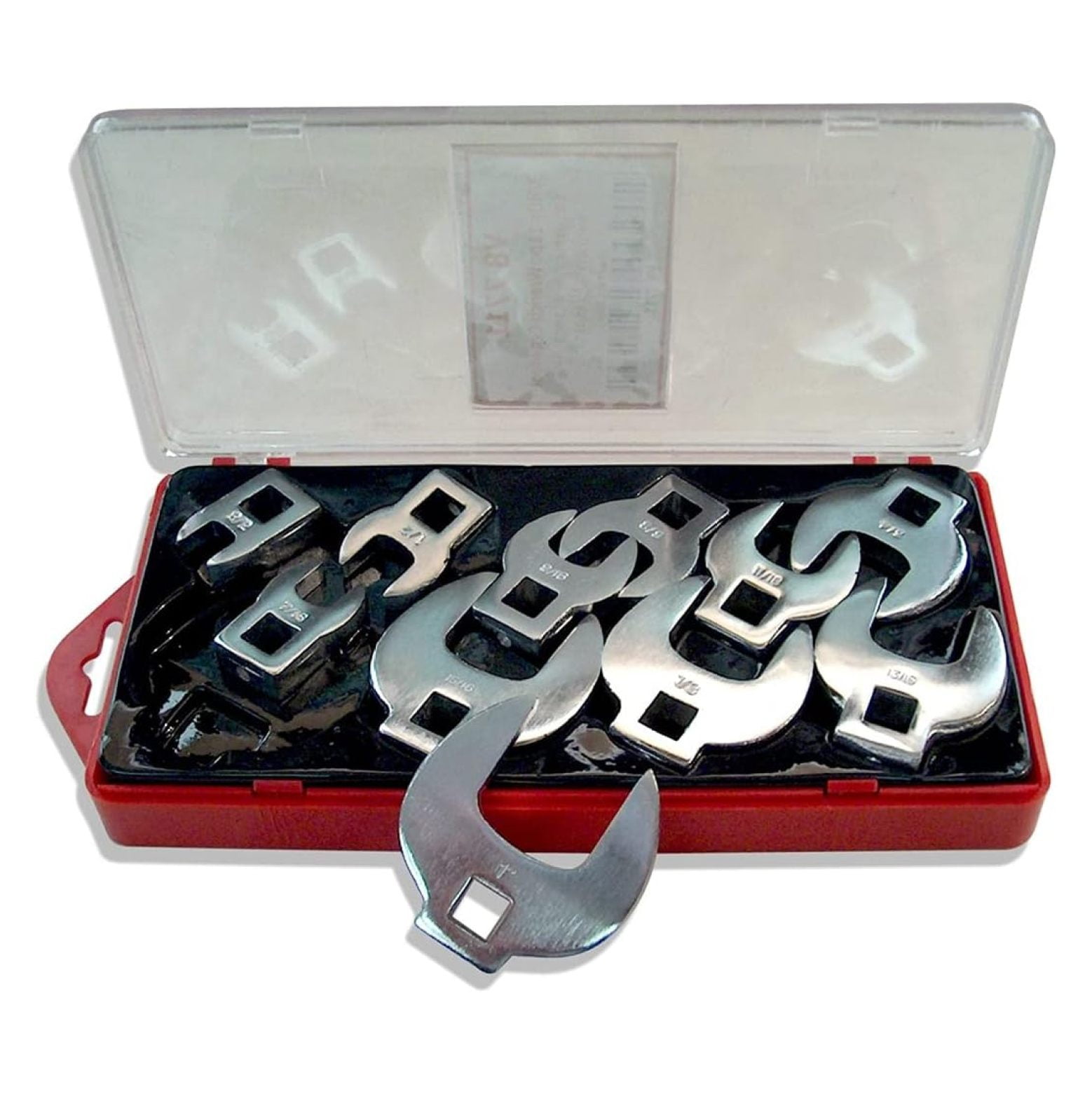 (V8 7711) 14 Pc. Crowfoot Wrench Set - SAE 3/8" to 1" - Walmart.com
