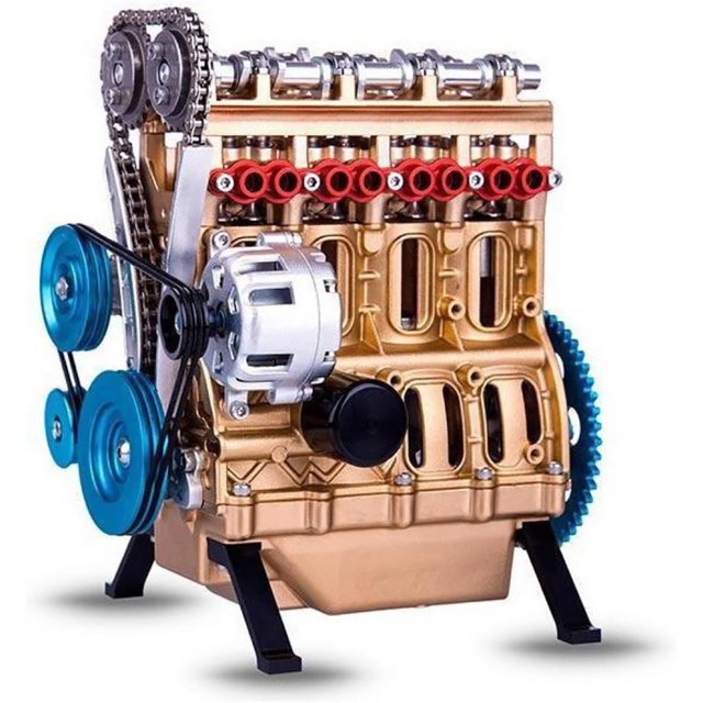 V8 Car Engine Model Kit for Adults, 4/8 Cylinder Resin Car Engine Model ...