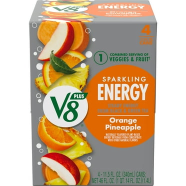 V8 +Energy Variety Pack, 8 fl oz Cans, 6 Flavors - Walmart.com
