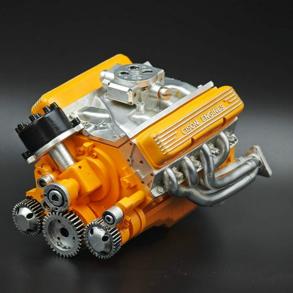 V8 Engine Building Sets Mini V8 Engine Model Blocks Kit Toy 8-Cylinder ...