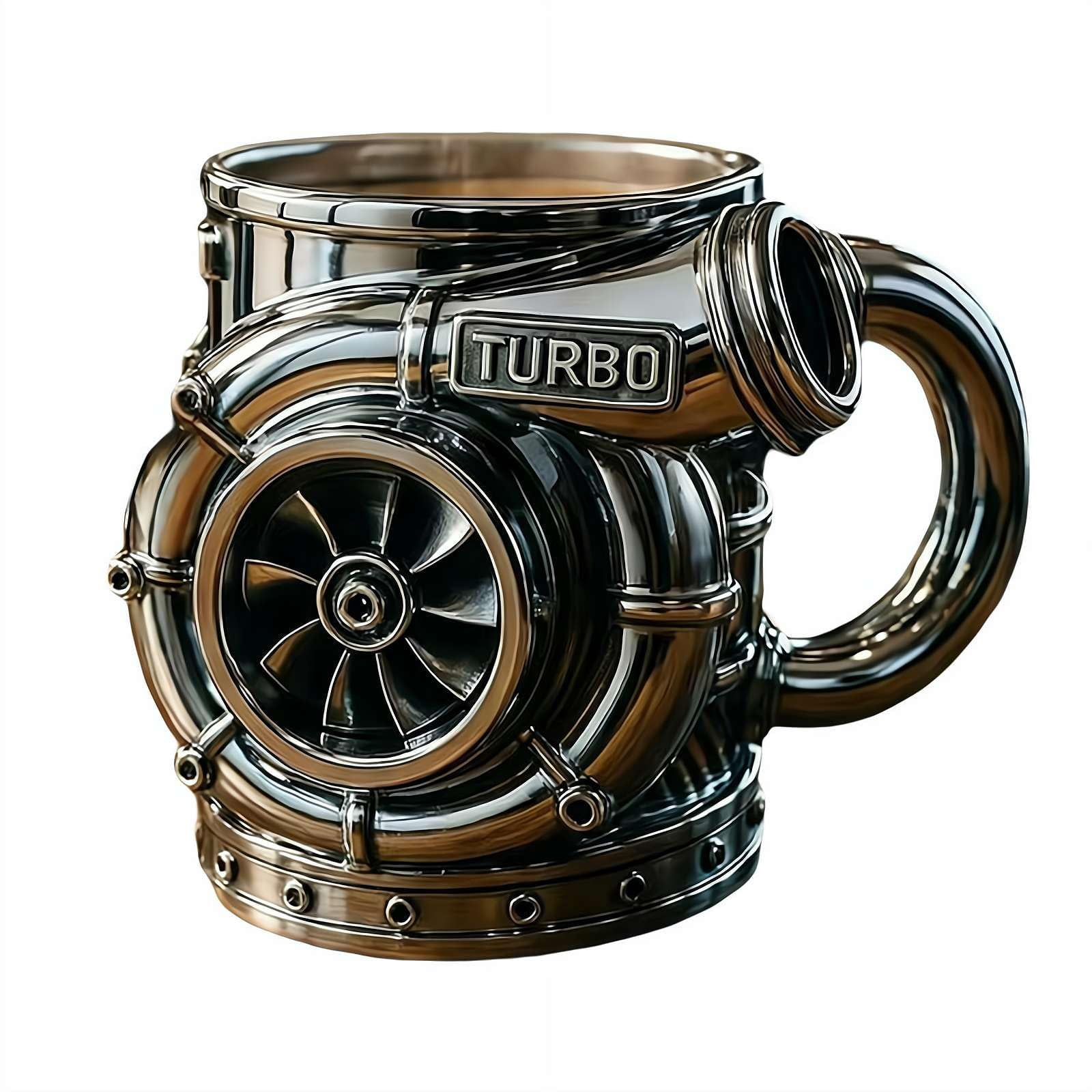 V8 Engine Coffee Mug, Engine Themed Stainless Steel Coffee Cup with ...