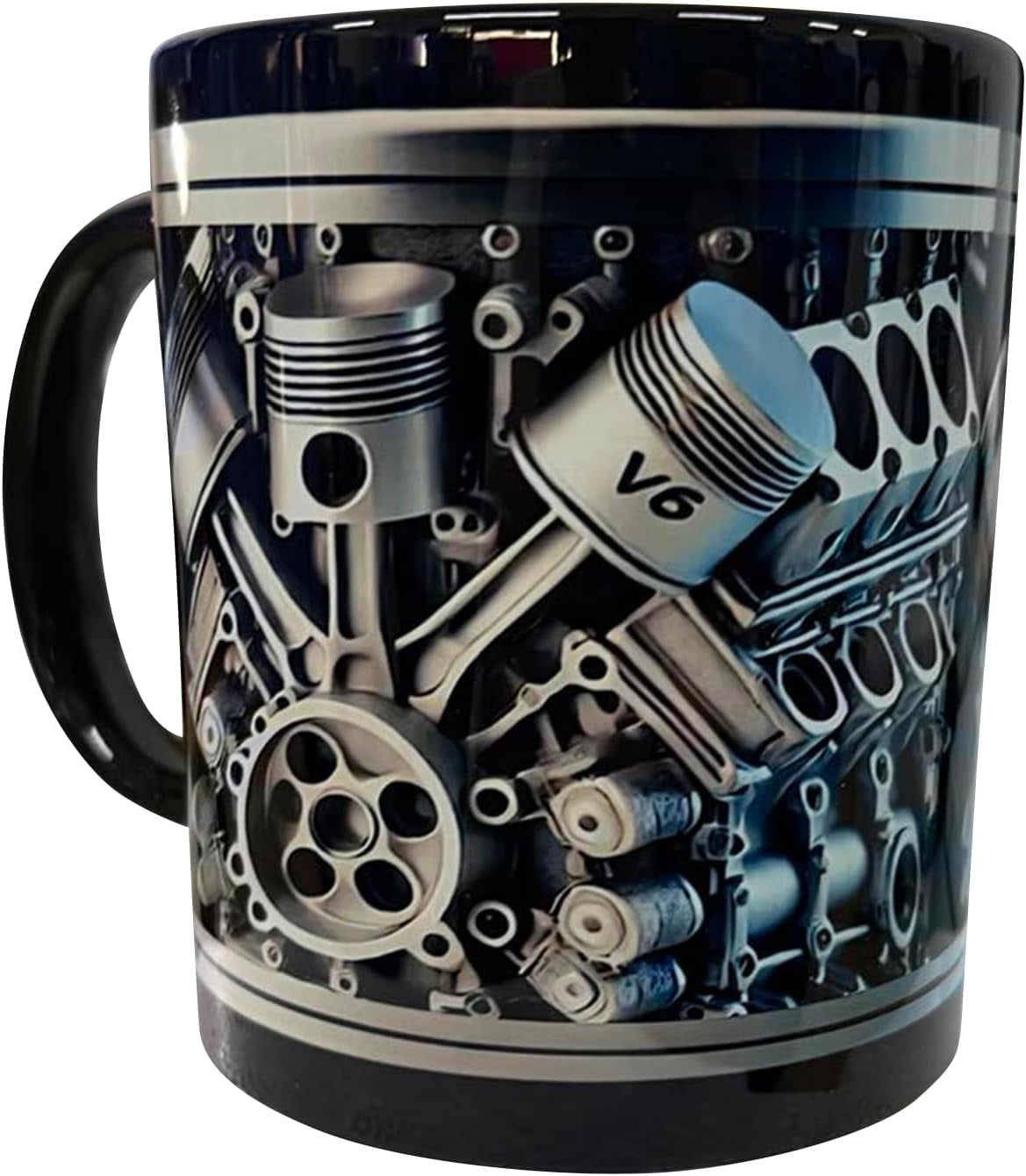 V8 Engines Ceramic Cup, Personalized V Engines Ceramic Coffee Mug, V8 ...