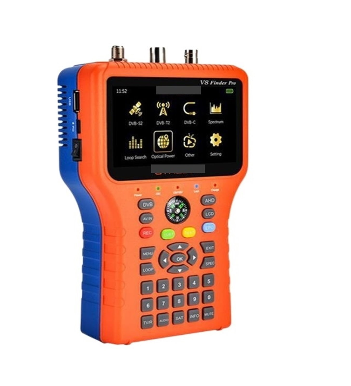 V8 Finder Pro/Finder2 HD H.265 Satellite Signal Finder S2X/T2/C/ATSC-C ...