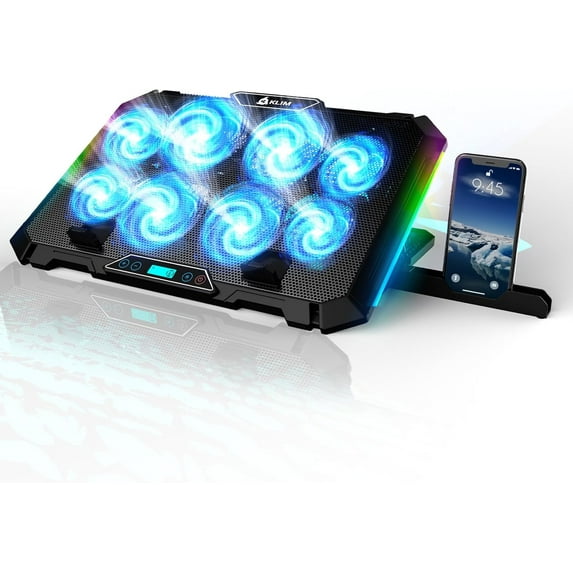 V8 Gaming Laptop Cooling Pad with 8 Fans + New Version + Gaming Laptop ...
