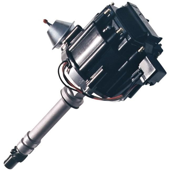 V8 HEI Unpolished Black Cap & Coil Race Distributor for Chevy - Walmart.com