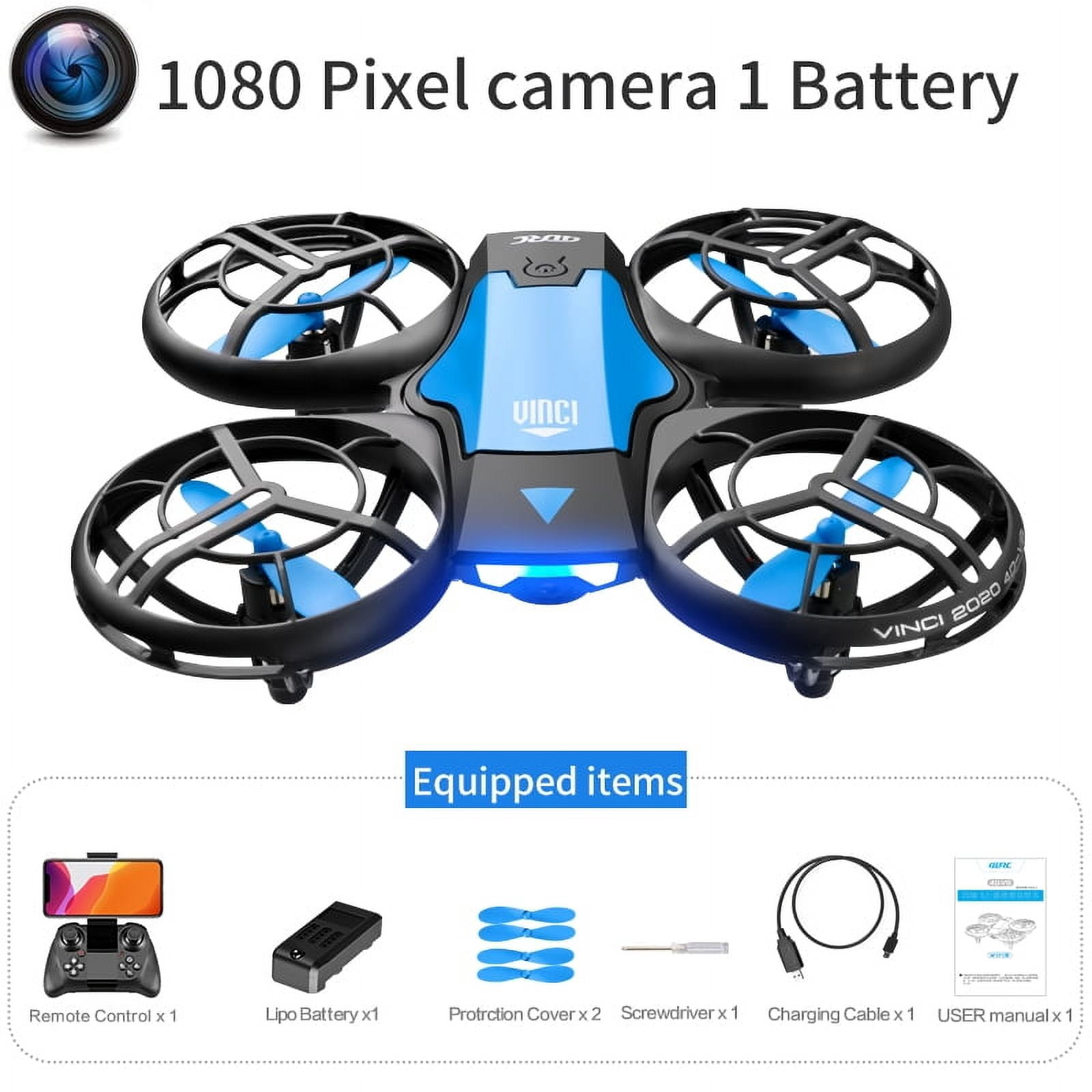 V8 New Mini Drone 4k profession HD 1080P Wide Angle Camera WiFi FPV RC ...