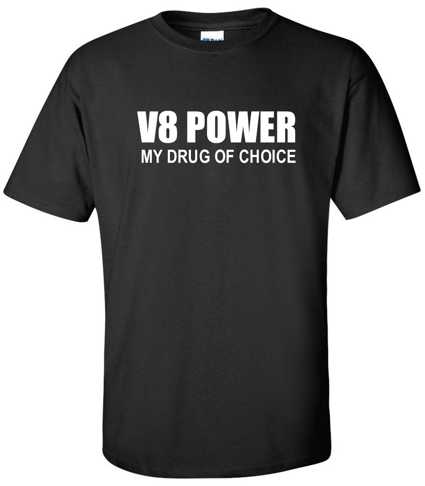 V8 Power T-Shirt Truck Ford Chevy Camaro Mustang Car Drag Racing Funny ...