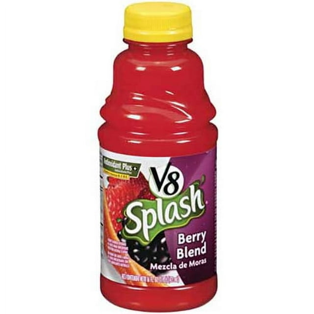 V8 Splash Berry Blend Beverage, 16 Fluid Ounce -- 12 per case ...
