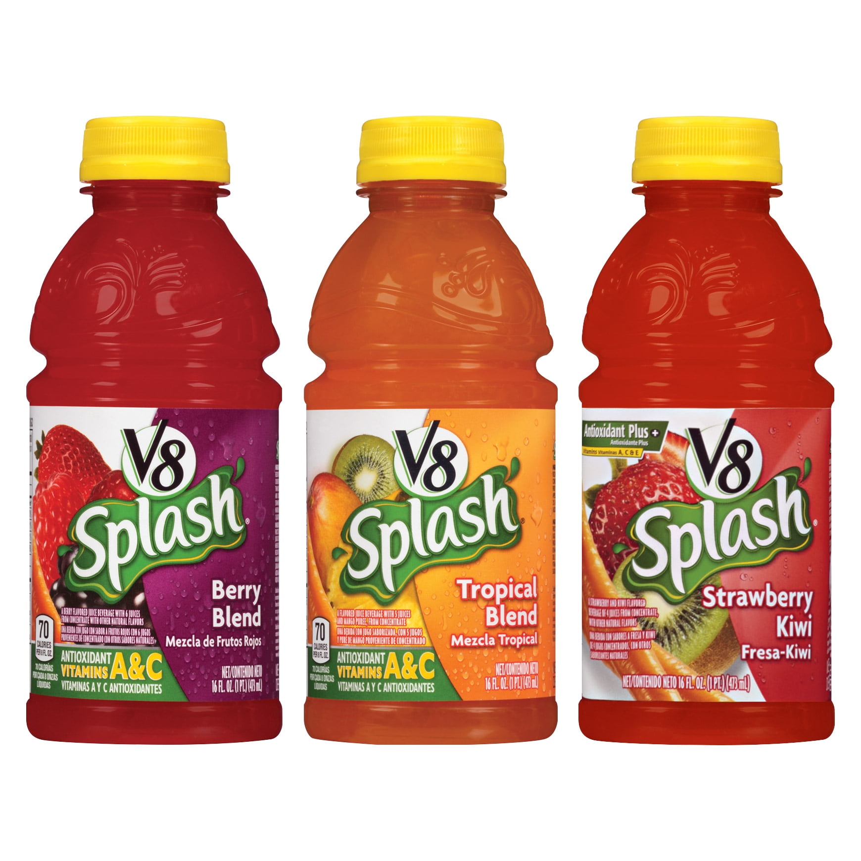 V8 Splash, Variety Pack, 16 Fl Oz, 12-Count - Walmart.com