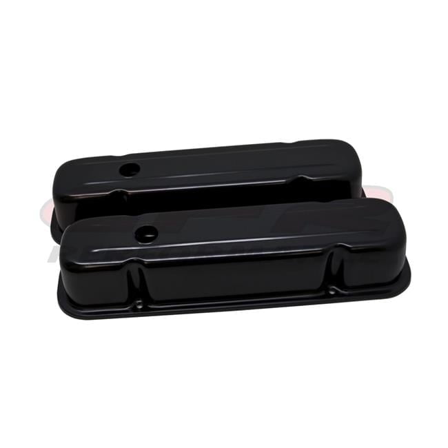V8 Tall Steel Valve Covers, EDP Black - Walmart.com