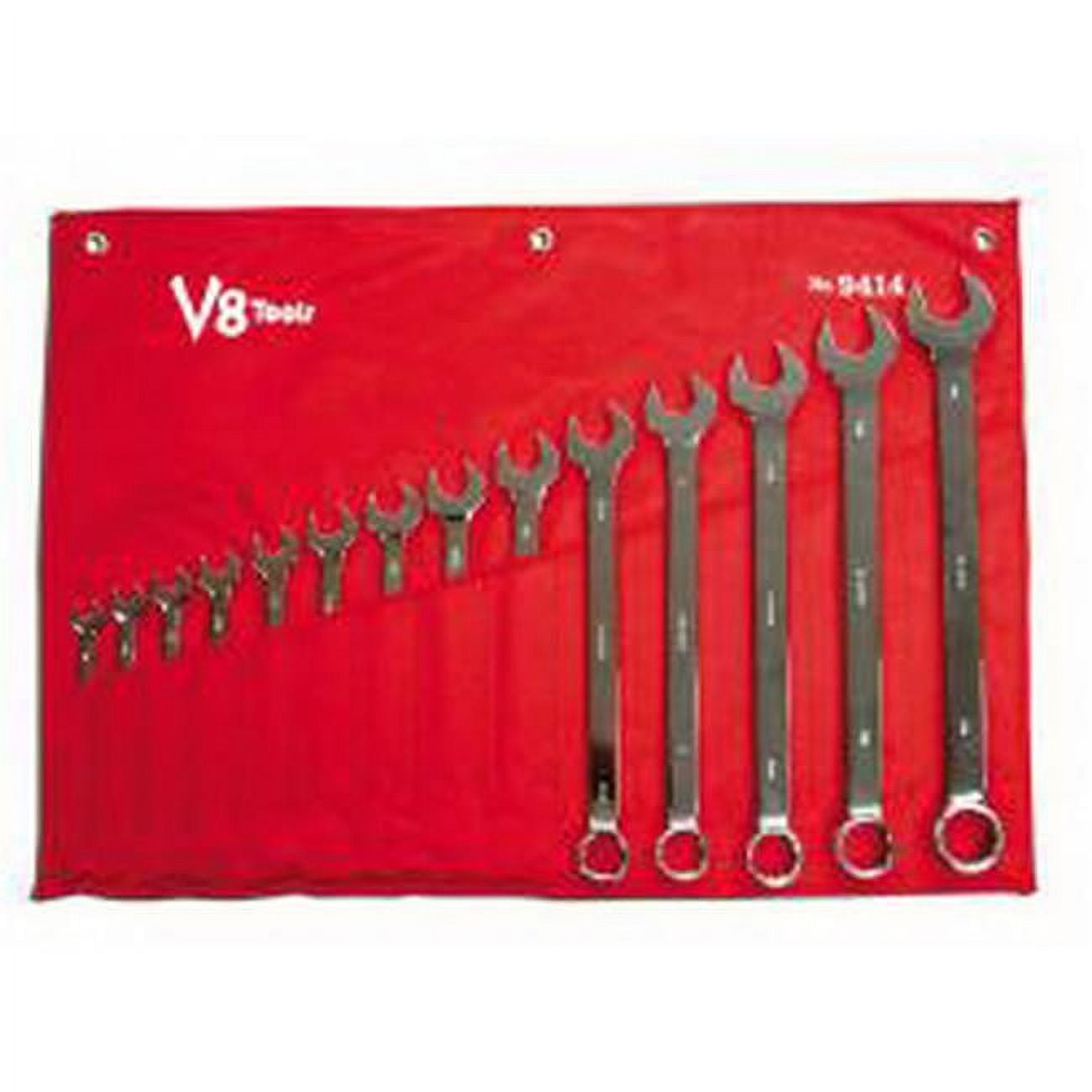 V8 Tools V8T9414 SAE Long-Pattern Combo Wrench, 14 Piece - Walmart.com