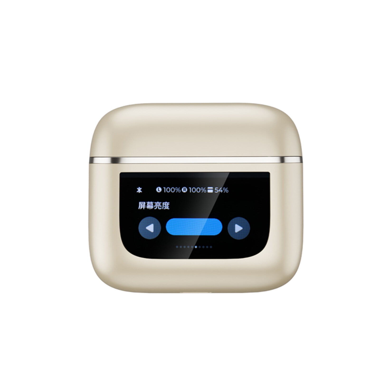 V8 Wireless BT Headset LCD Full Color Smart Display Touch Screen ANC ...