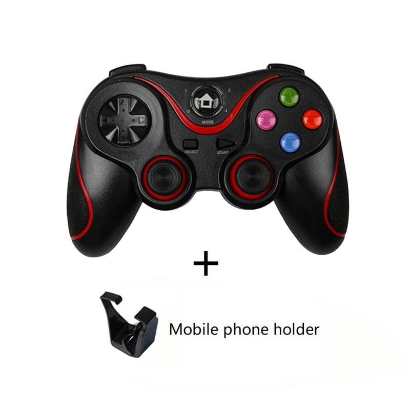 V8 Wireless Game Controller Joystick Gamepad with Phone Holder for ...