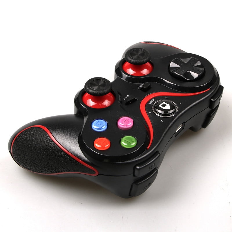 V8 Wireless Game Controller Joystick Gamepad with Phone Holder for ...
