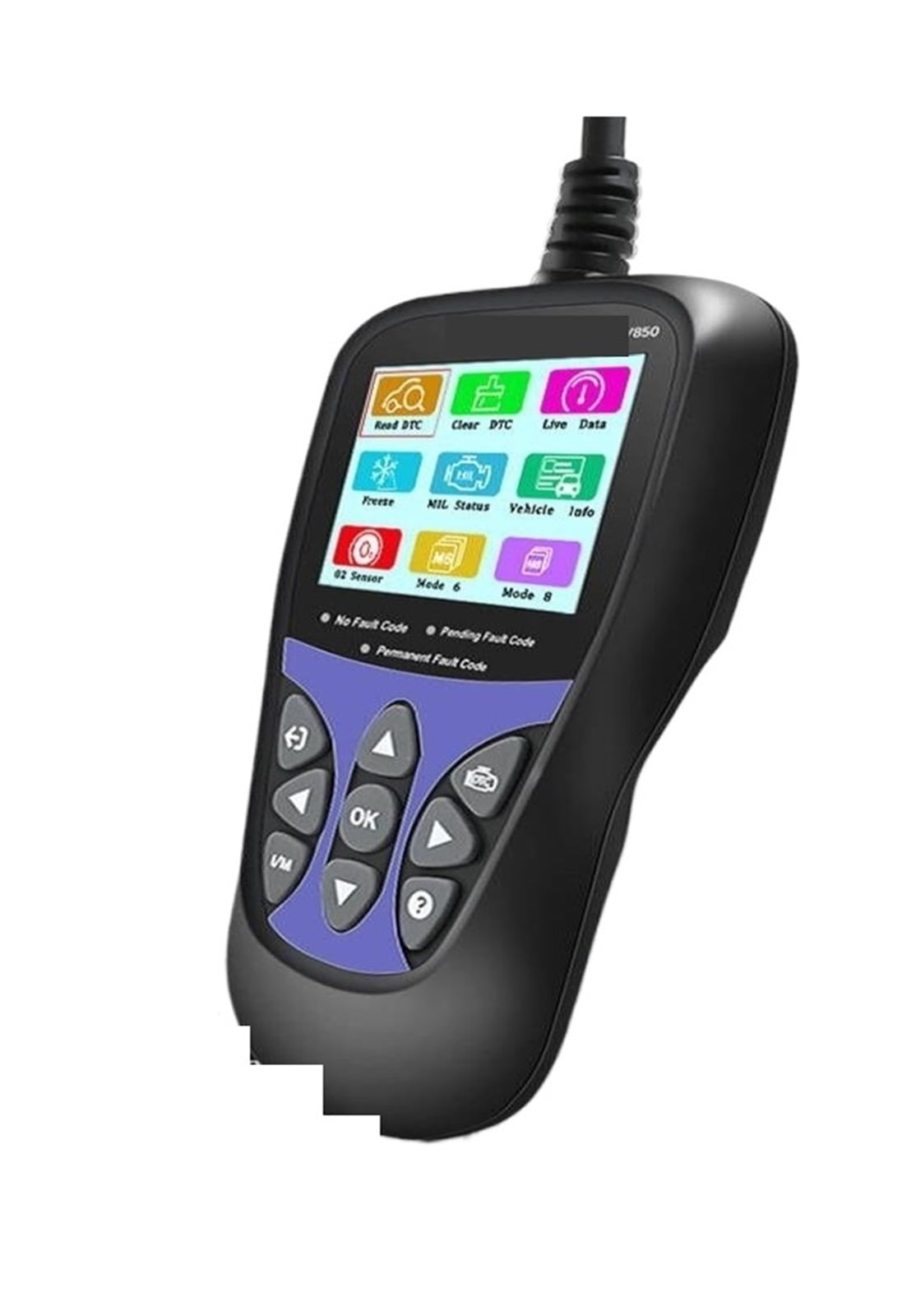 V850 Car Diagnostic Scanner OBD2 Engine Check Automotive Code Reader ...