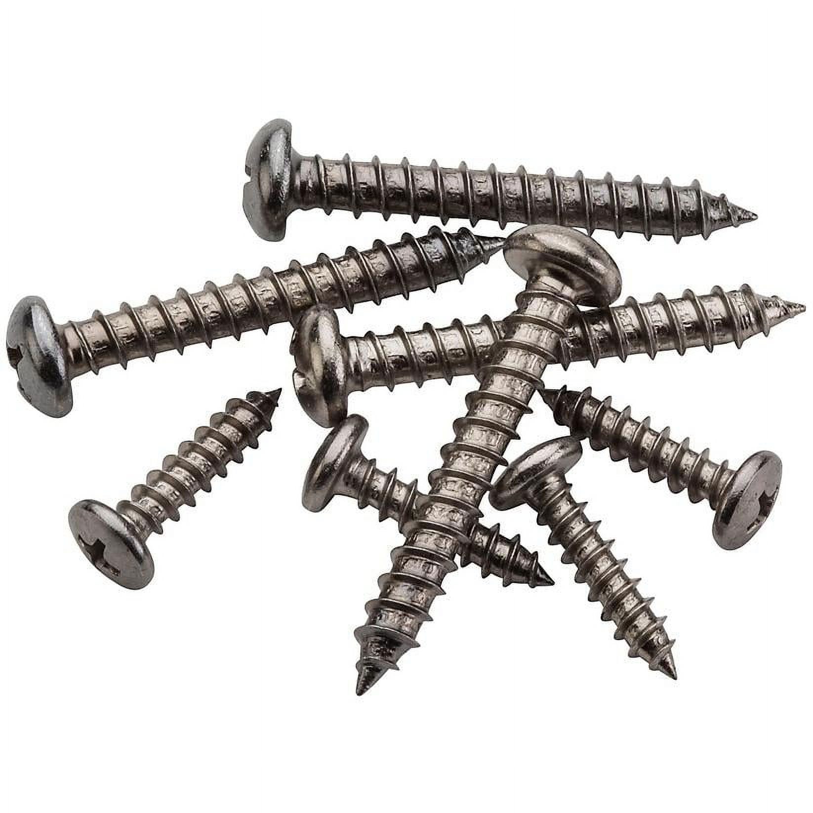 V8601 Shelf Bracket Screws 8ea - Polished Chrome - Walmart.com