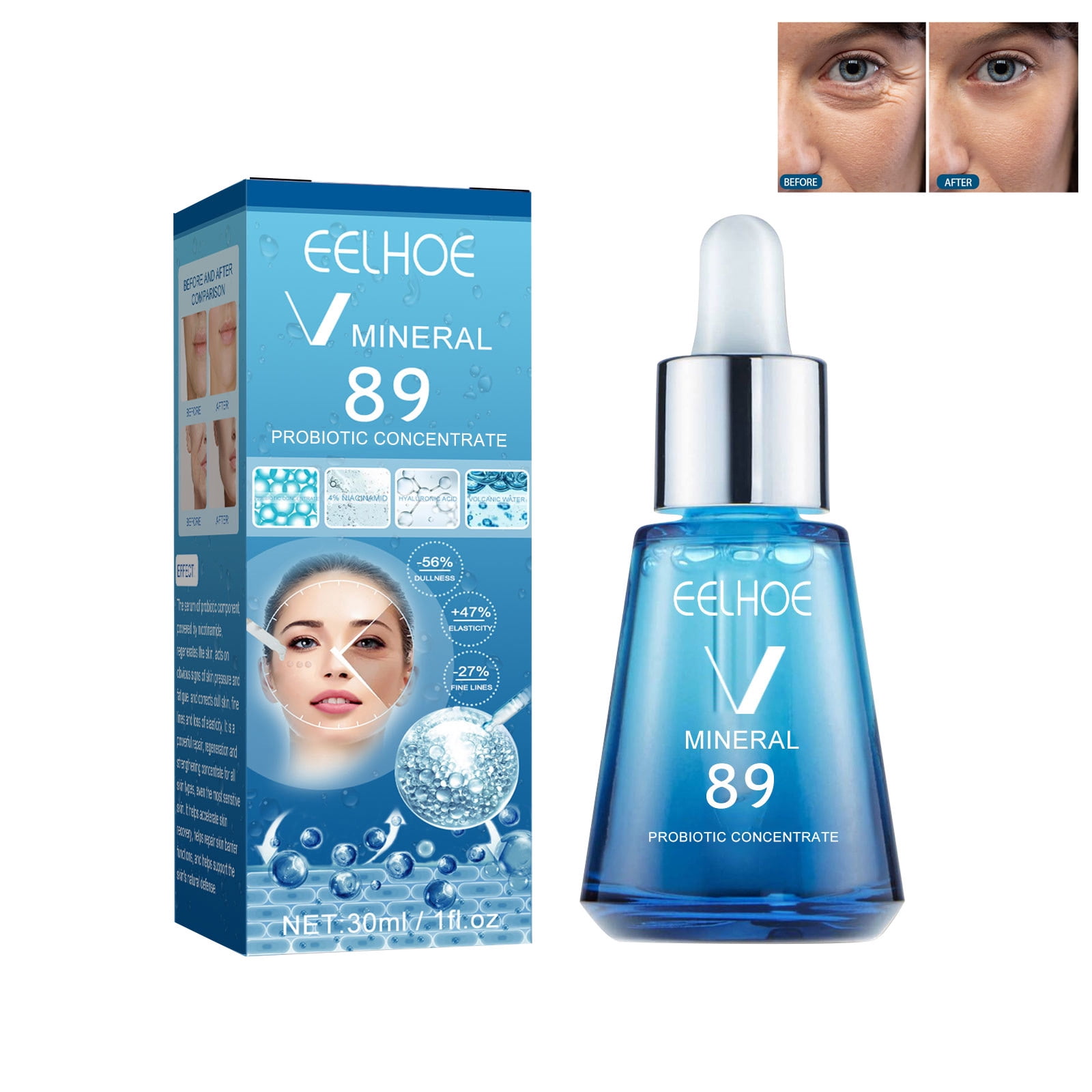 V89 Probiotic Concentrated Anti-Wrinkle Serum Serum Reduces Wrinkles At ...