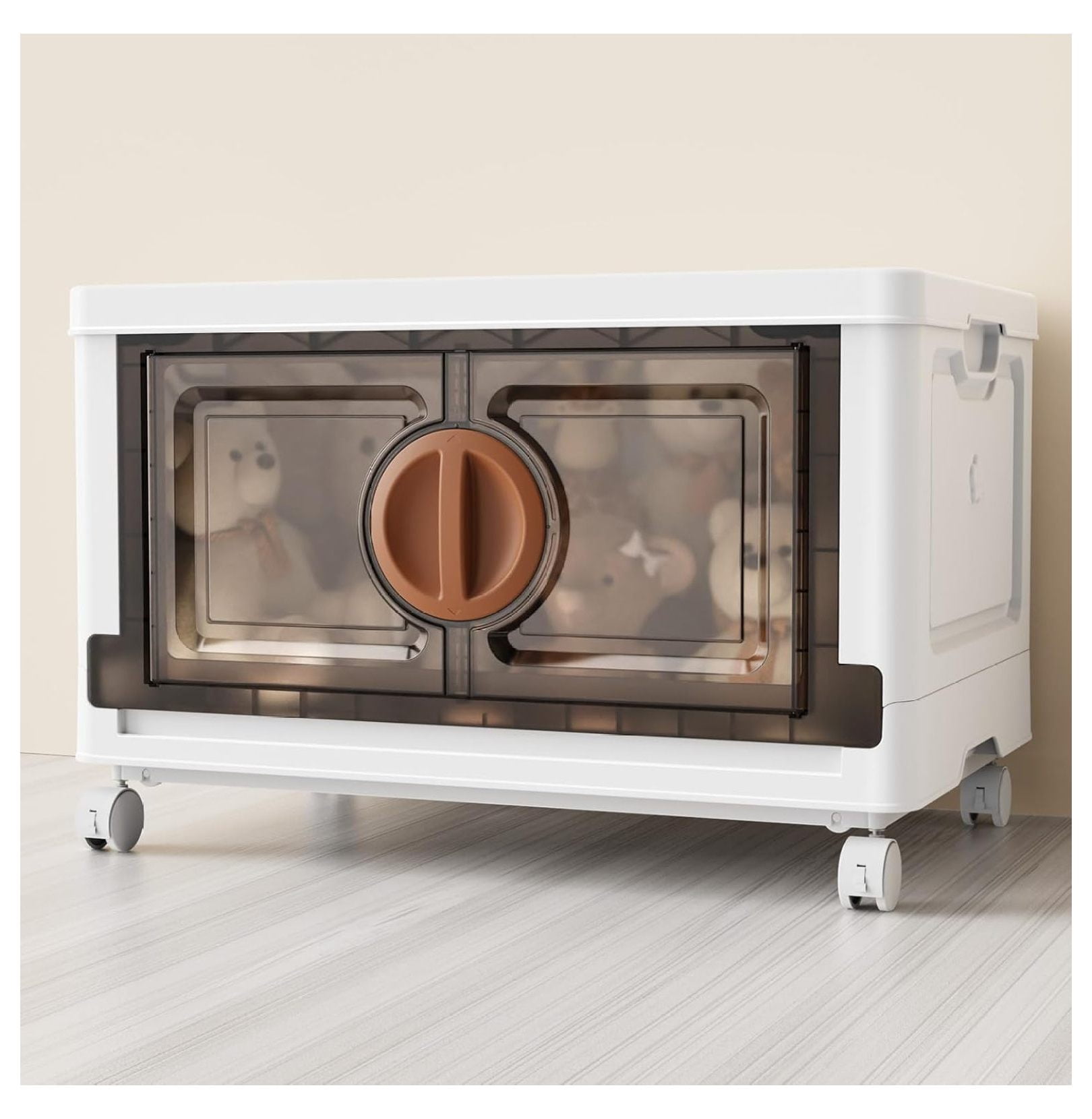 V9 28 Gal Large Stackable Storage Bins with Lids, Collapsible Storage ...