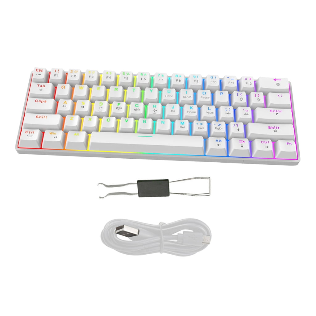 V900 61Key Mechanical Keyboard with Backlighting Hot Swappable ...