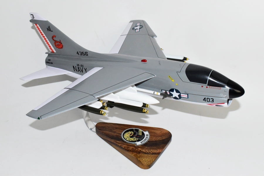 VA-86 Sidewinders (USS Coral Sea 1968) A-7A Corsair II Model, LTV, 1/31 ...