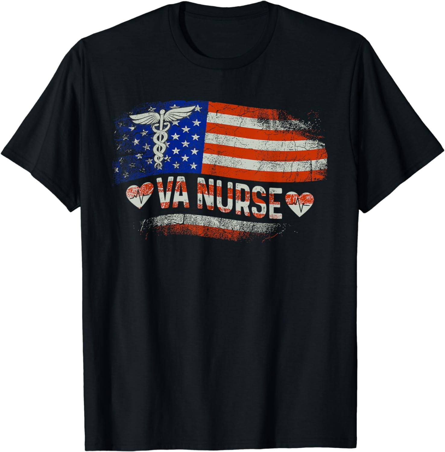 VA Nurse Trauma Nurse Nursing Proud Veterans Affair Nurse T-Shirt ...