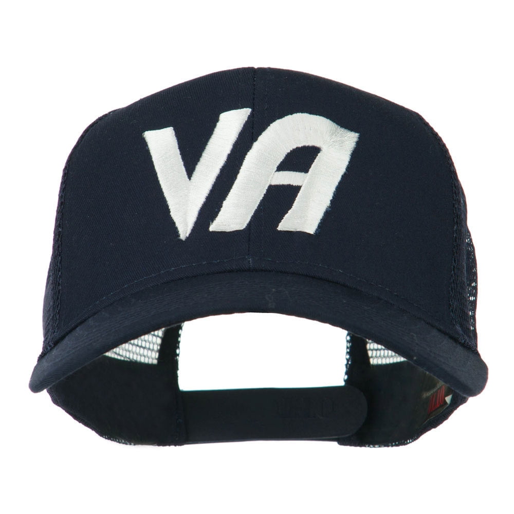 VA Virginia State Embroidered Cap - Navy OSFM - Walmart.com