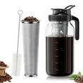 VA1KENE Cold Brew Coffee Maker, 2 Quart 64oz, Stainless Steel Filter ...
