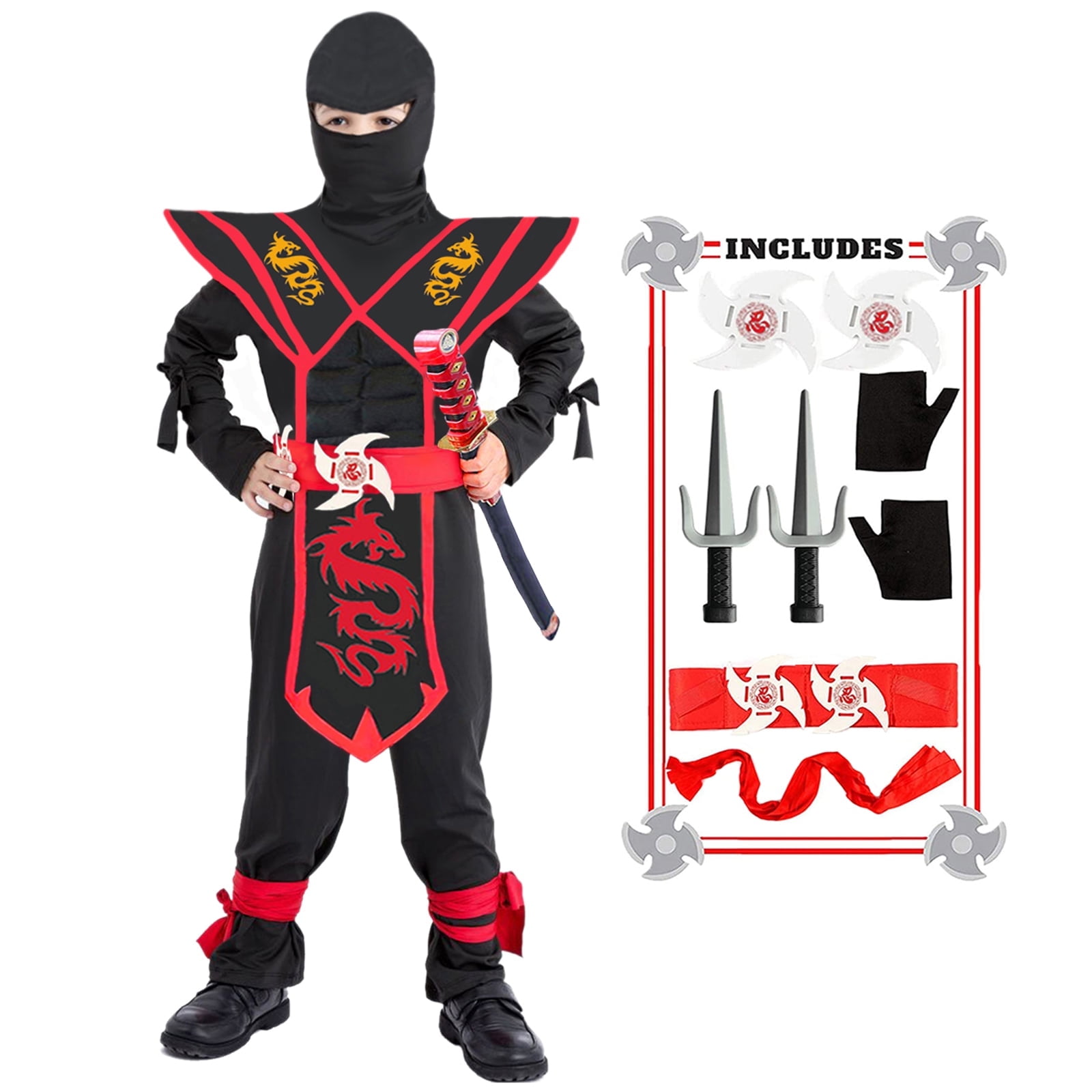 Customer reviews for VAAT Deluxe Ninja Costume Set Muscle Ninja ...