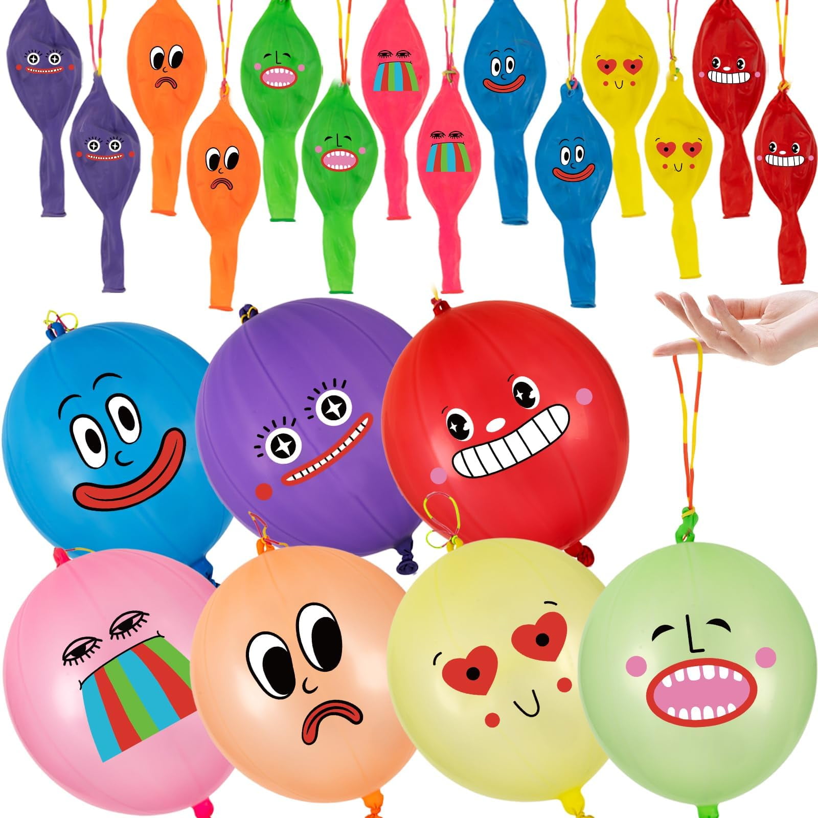 VABAMNA Funny Party Favors for Kids KKS1 Neon Party Decorations, 30 ...