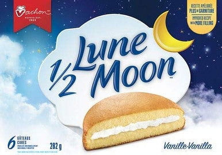 VACHON Half Moon, Fluffy Vanilla Cakes, 282g/9.9oz., 6 cakes - Walmart.com