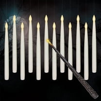 JVMU 20PCS Magic Floating Candles with Wand, Warm Light, Battery ...