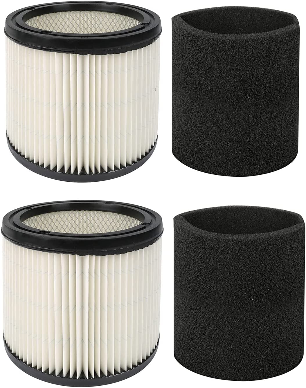 VACUSHOP 90304 Filter Cartridge Fits Shop-Vac 5 Gallon and Up Wet & Dry ...