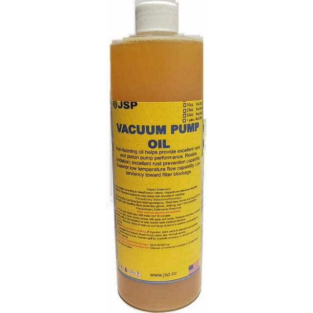 VACUUM PUMP OIL 8 oz - Walmart.com