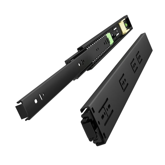 Soft Close Push to Open Drawer Slides, Heavy Duty Side Mount, Metal ...