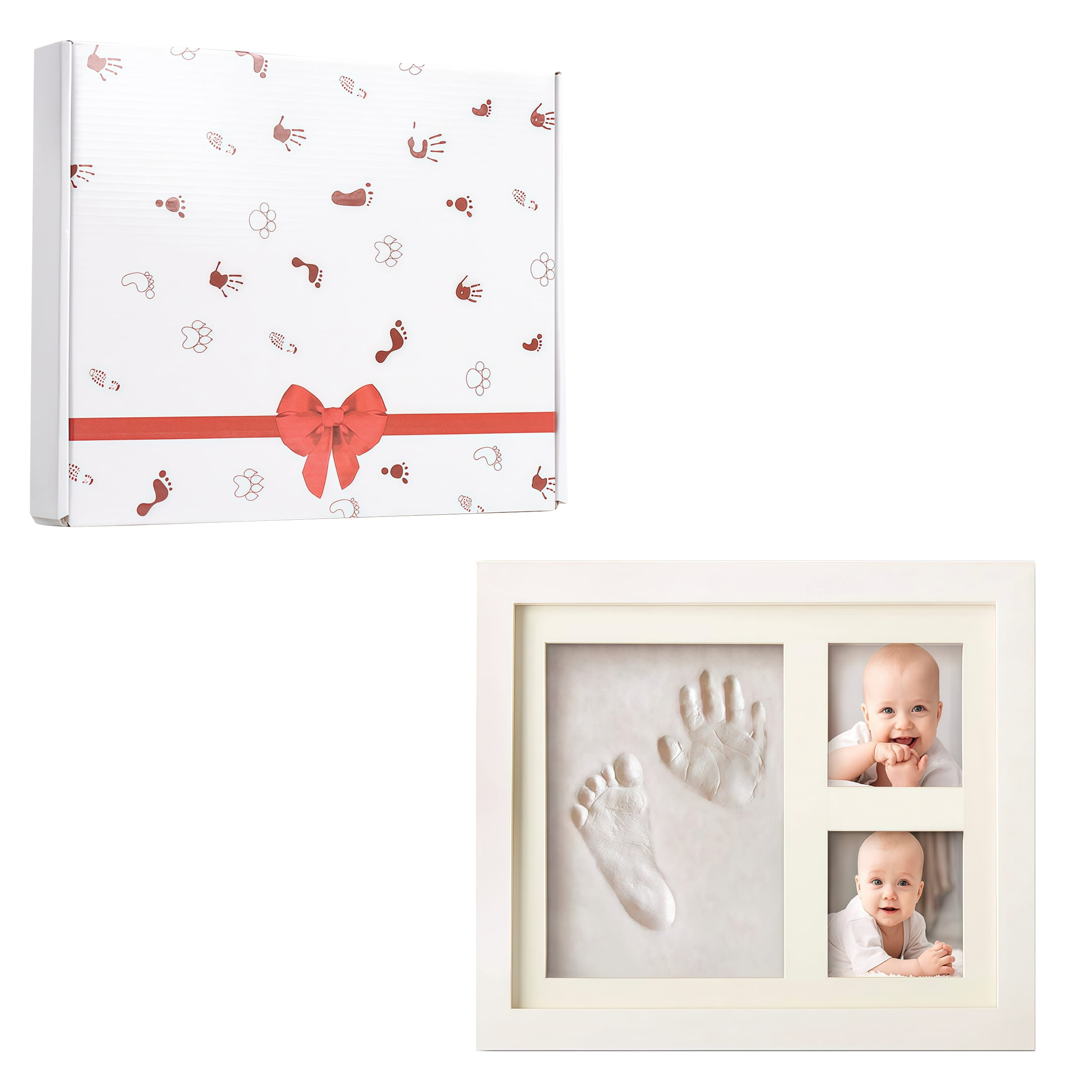 VAFFUL Baby Foot and Hand Print Kit, Baby Keepsake Frame,Newborn ...