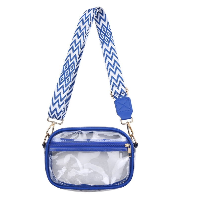 VAFFUL Clear Crossbody Purse, Small Clear Crossbody Bag Stadium Events ...