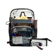 VICHYIE 17'' Clear Backpack, Heavy Duty PVC, Extra Large, for School ...