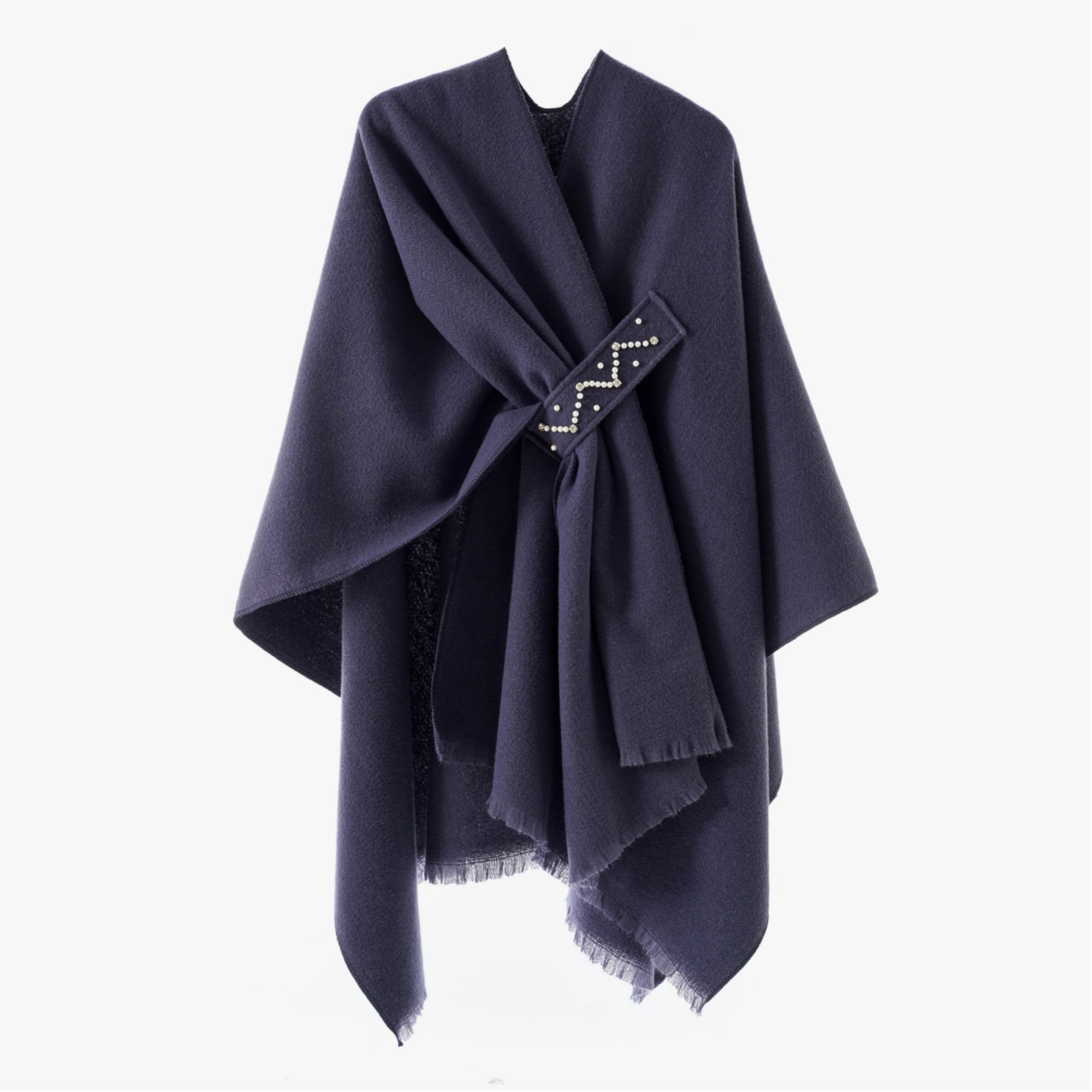 VAFFUL Women's Shawl Simple Light Luxury Wraps Soft Open Front Poncho ...