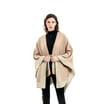 ASTARIN Women's Cotton Shawl Wrap Poncho, Open-Front Cardigan Sweater for Spring Fall Winter ...