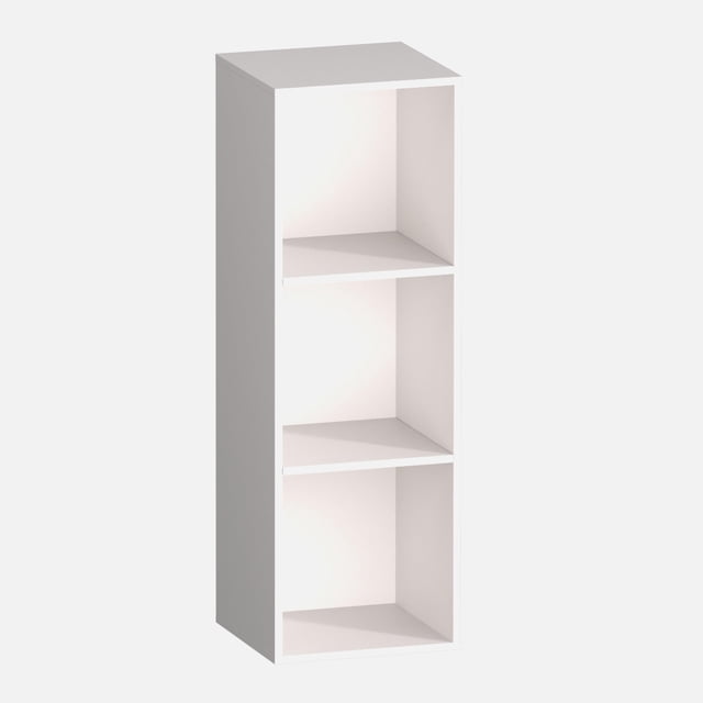 VAFHYLLIS 3 Cube Storage Organizer, 3 Tier Cube Low Bookcase ...