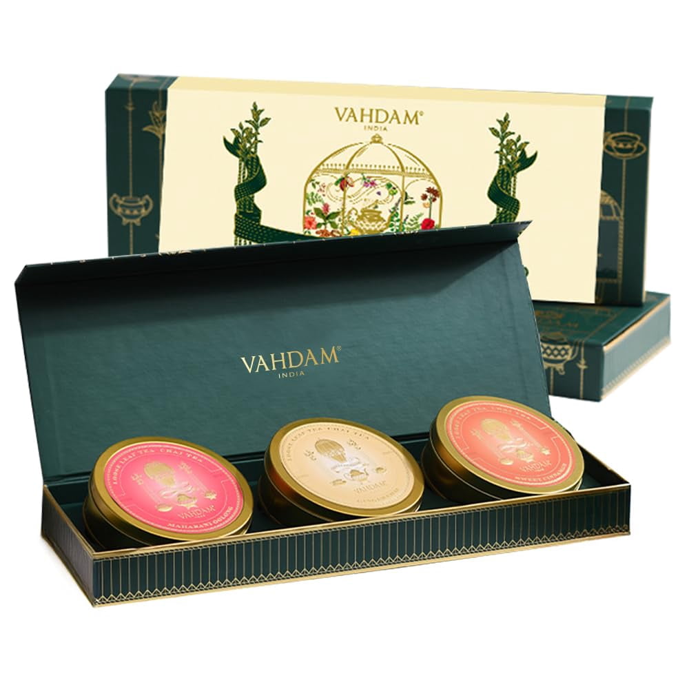 VAHDAM, Oprah's Favorite Tea DEF29 Gift Sets | 3 Premium Chai Teas in ...