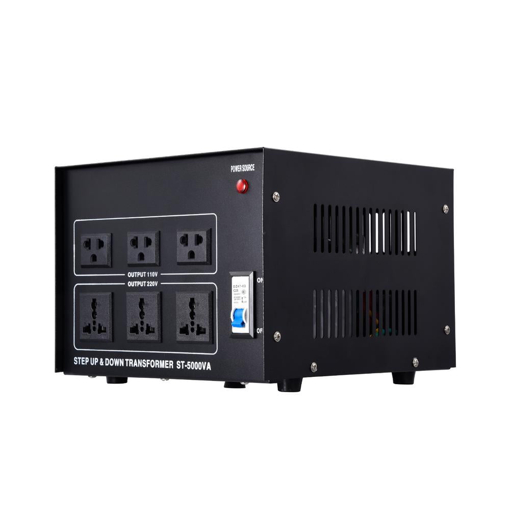 VAHIGCY 5000W Voltage Transformer Power Converter(110V to 220V, 220V to 110V) Step Up/Down ...