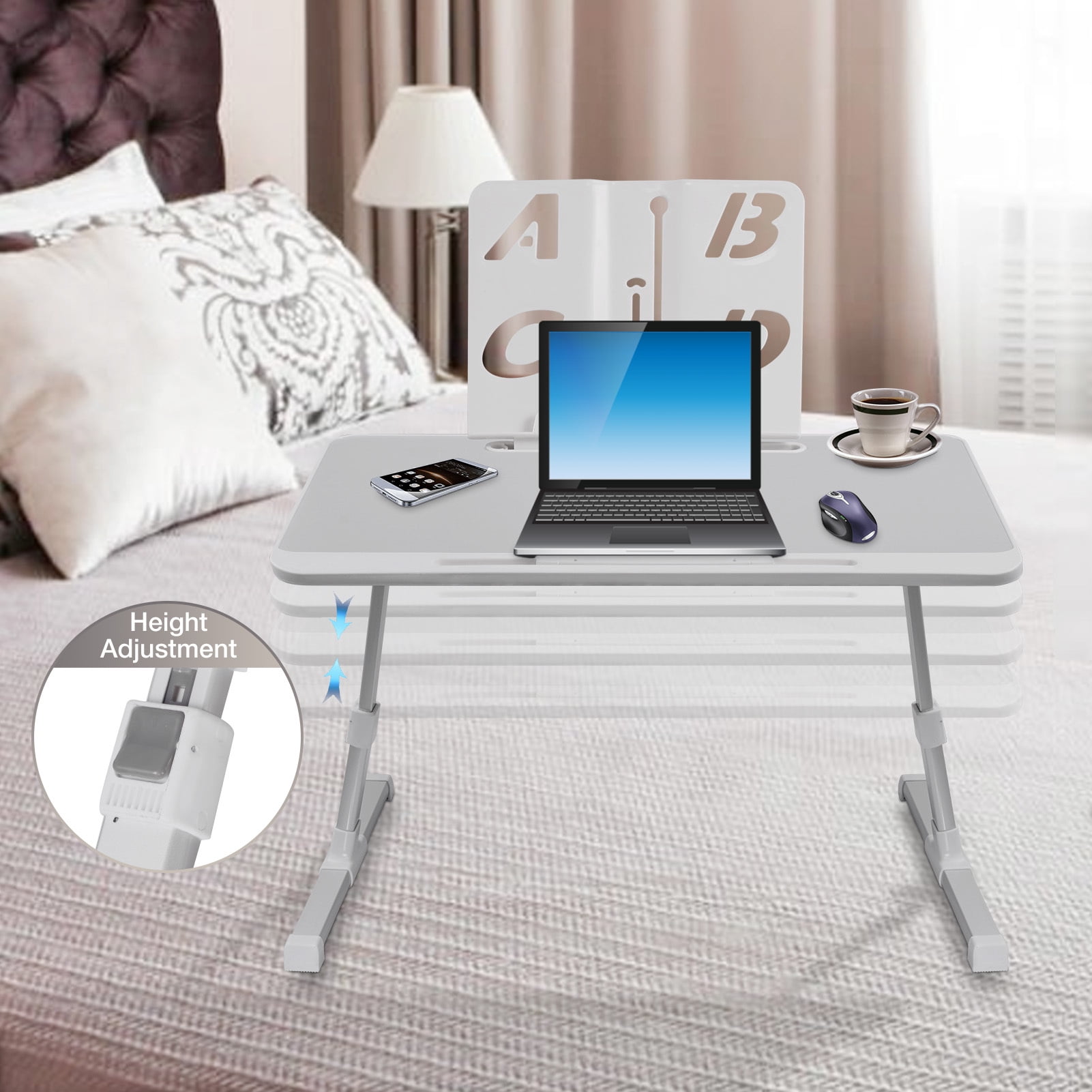 VAHIGCY Bed Computer Desk | Bed Desk Laptop Stand | Foldable Computer ...