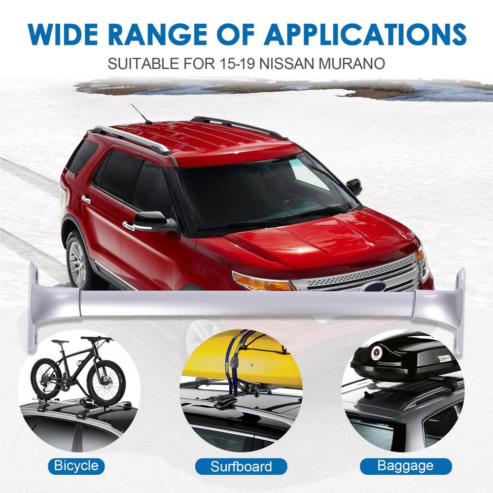 VAHIGCY Car Racks for Roof Aluminum Rooftop Rack Bar Heavy Duty Roof ...