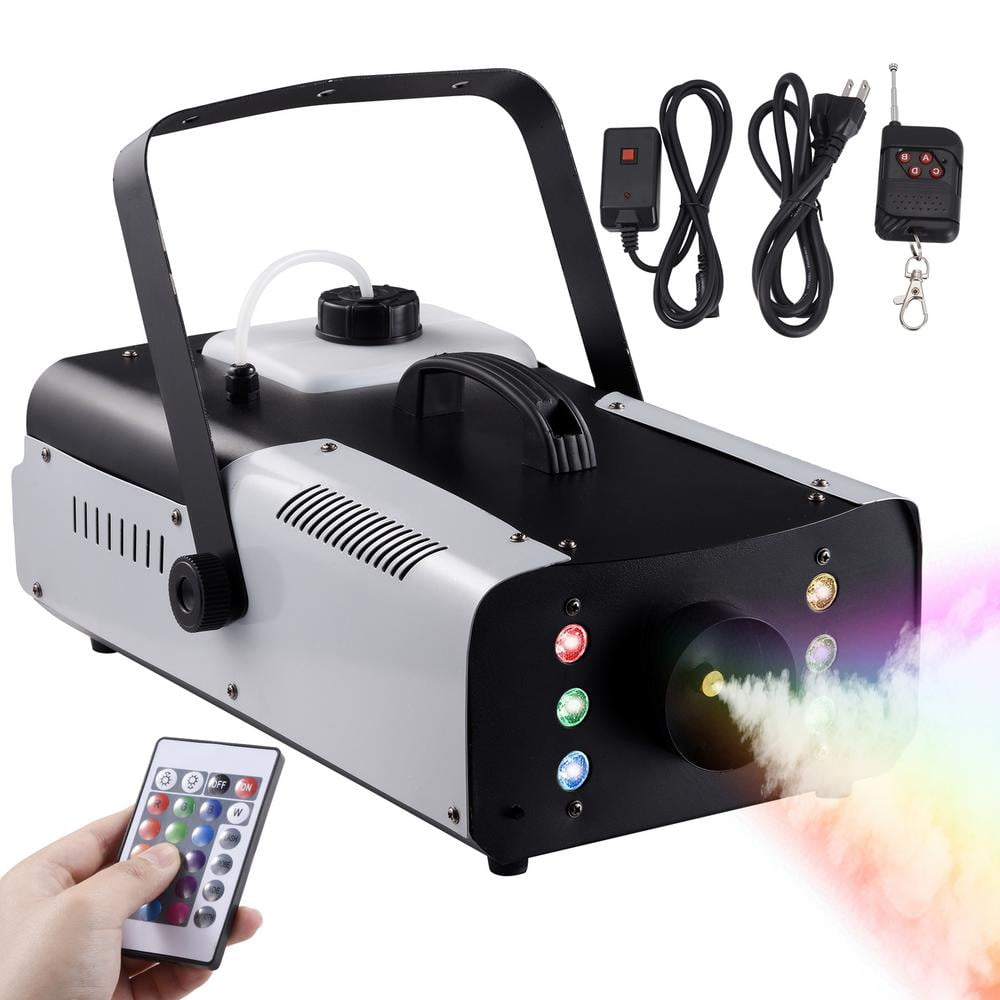 VAHIGCY Automatic Fog Machine Commercial Fog Maker with Light Portable ...
