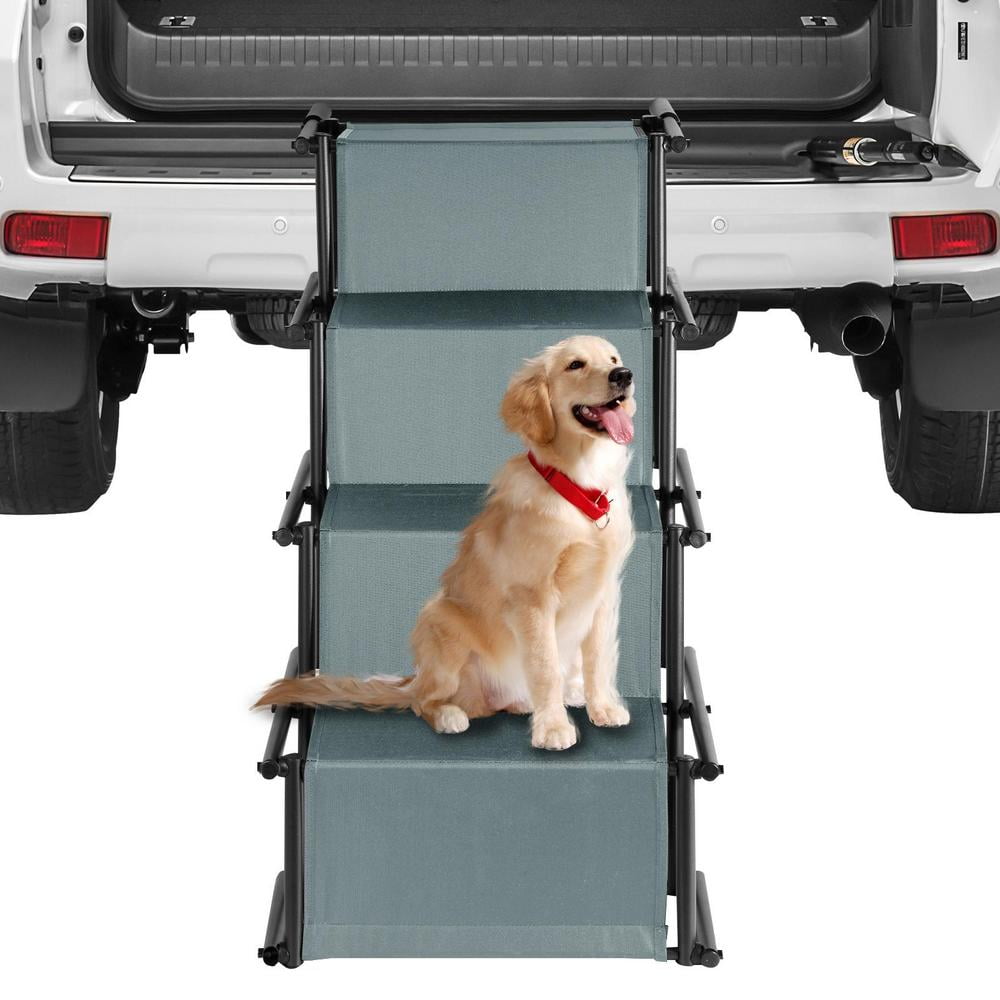 VAHIGCY Dog Steps For Car | Safe Pet Steps with Non-Slip Surfaces ...