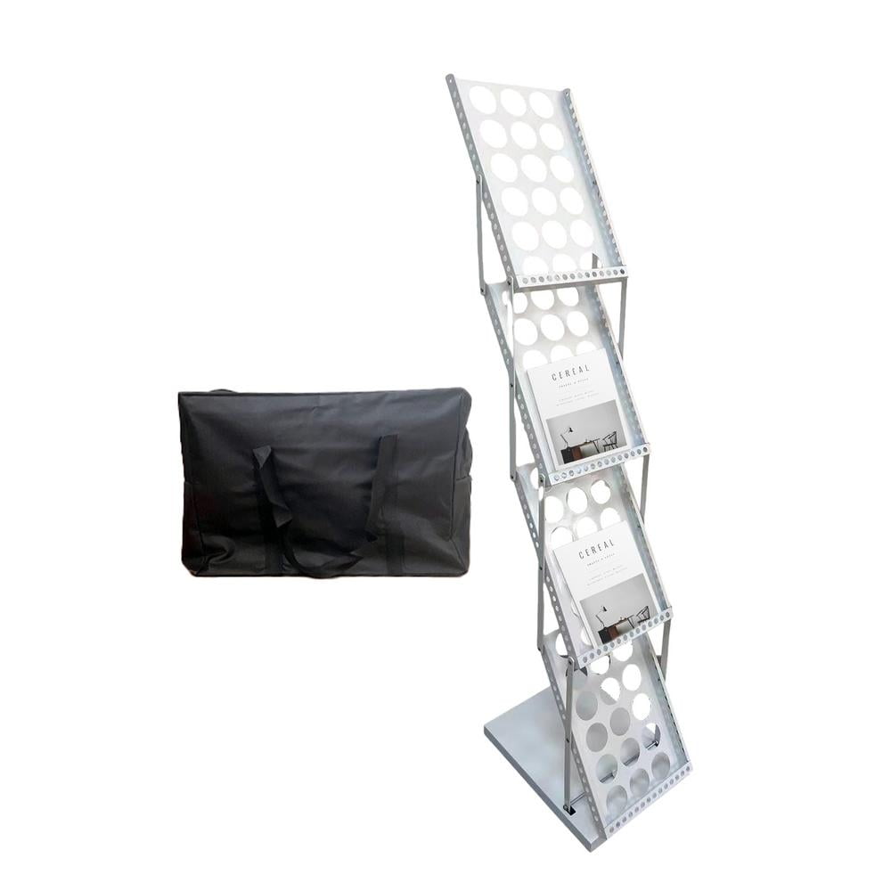 VAHIGCY Folding Literature Rack Flyer Display Foldable Booklet Display ...