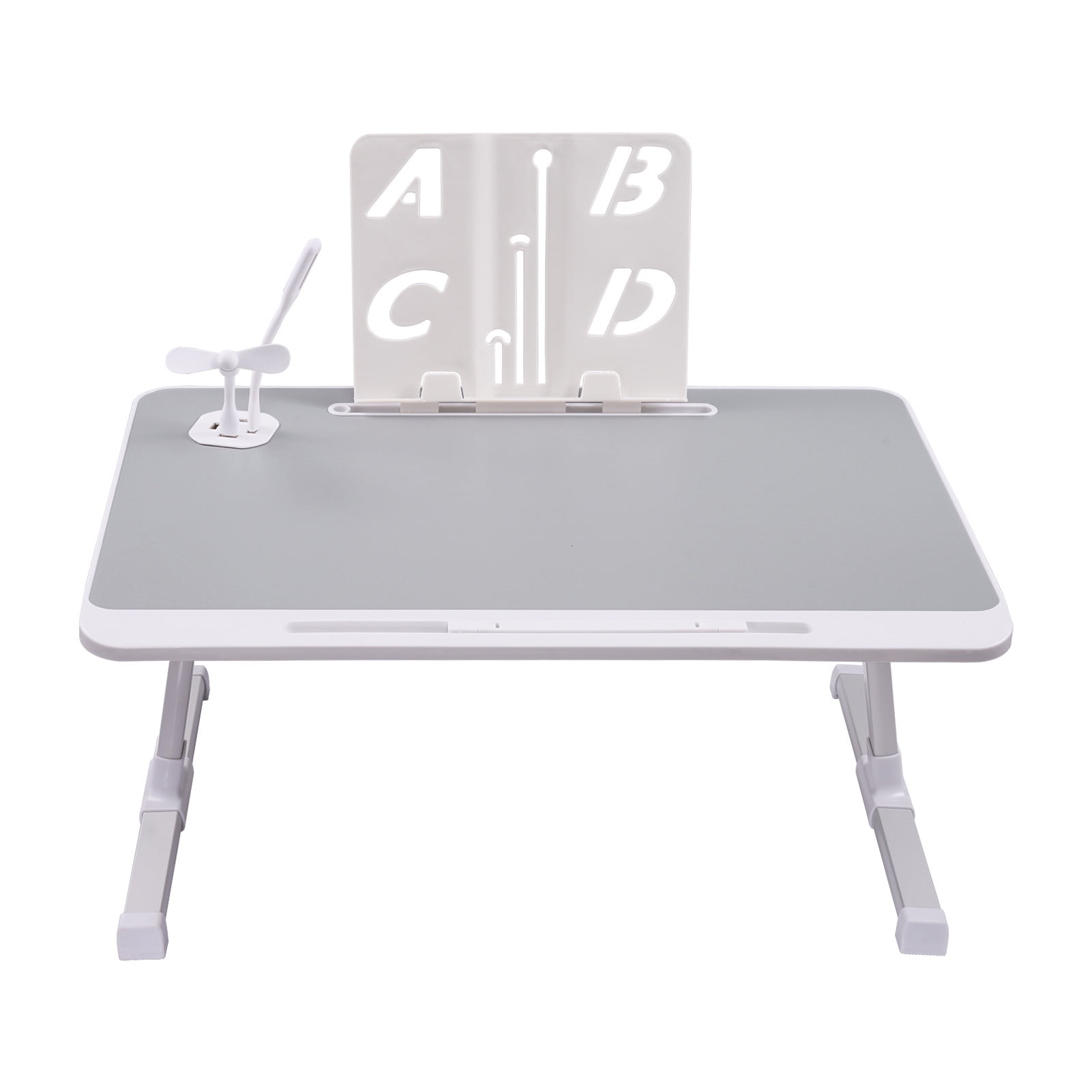 VAHIGCY Laptop Bed Table | Adjustable Laptop Bed Tray with Folding Legs ...